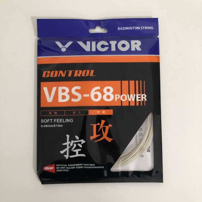 Victor Cordage VBS-68 Power - Accessoire de badminton - EtoileBad.fr