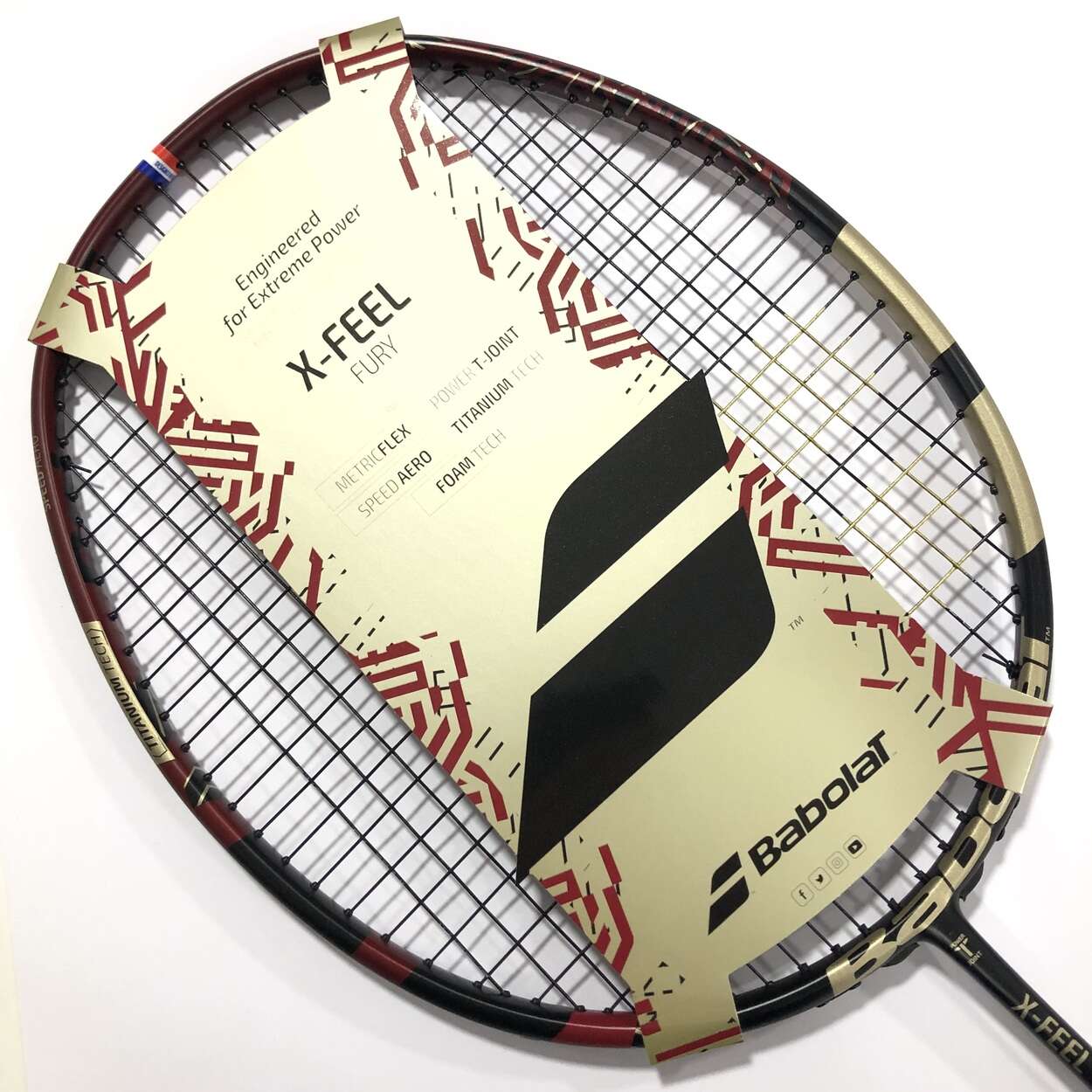 Babolat X-Feel Fury - Raquette de badminton - EtoileBad.fr